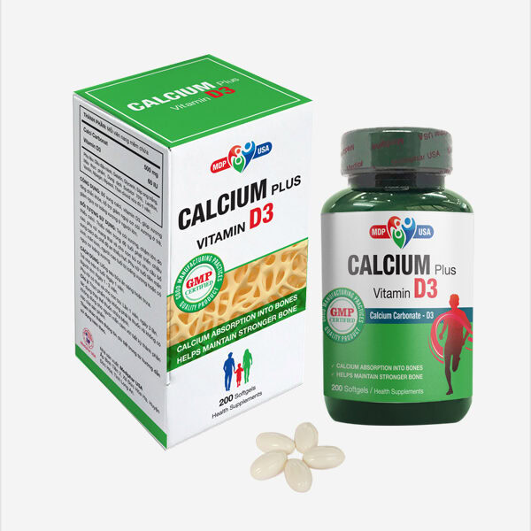 Calcium Plus Vitamin D3 Dạng Vỉ | Sản phẩm Mediphar USA